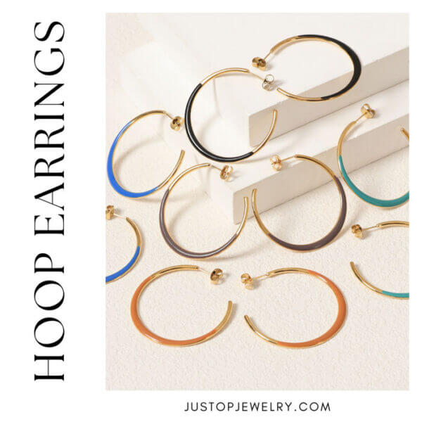 What are the Different Types of Hoop Earrings - Justop Fashion Jewelry