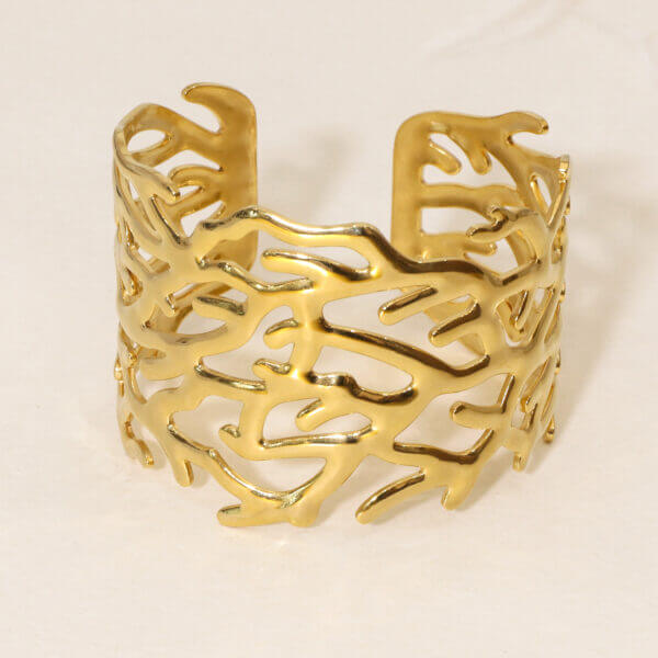 Exquisite Sea Fan Coral Cuff Ocean Inspired Design - Justop Fashion Jewelry
