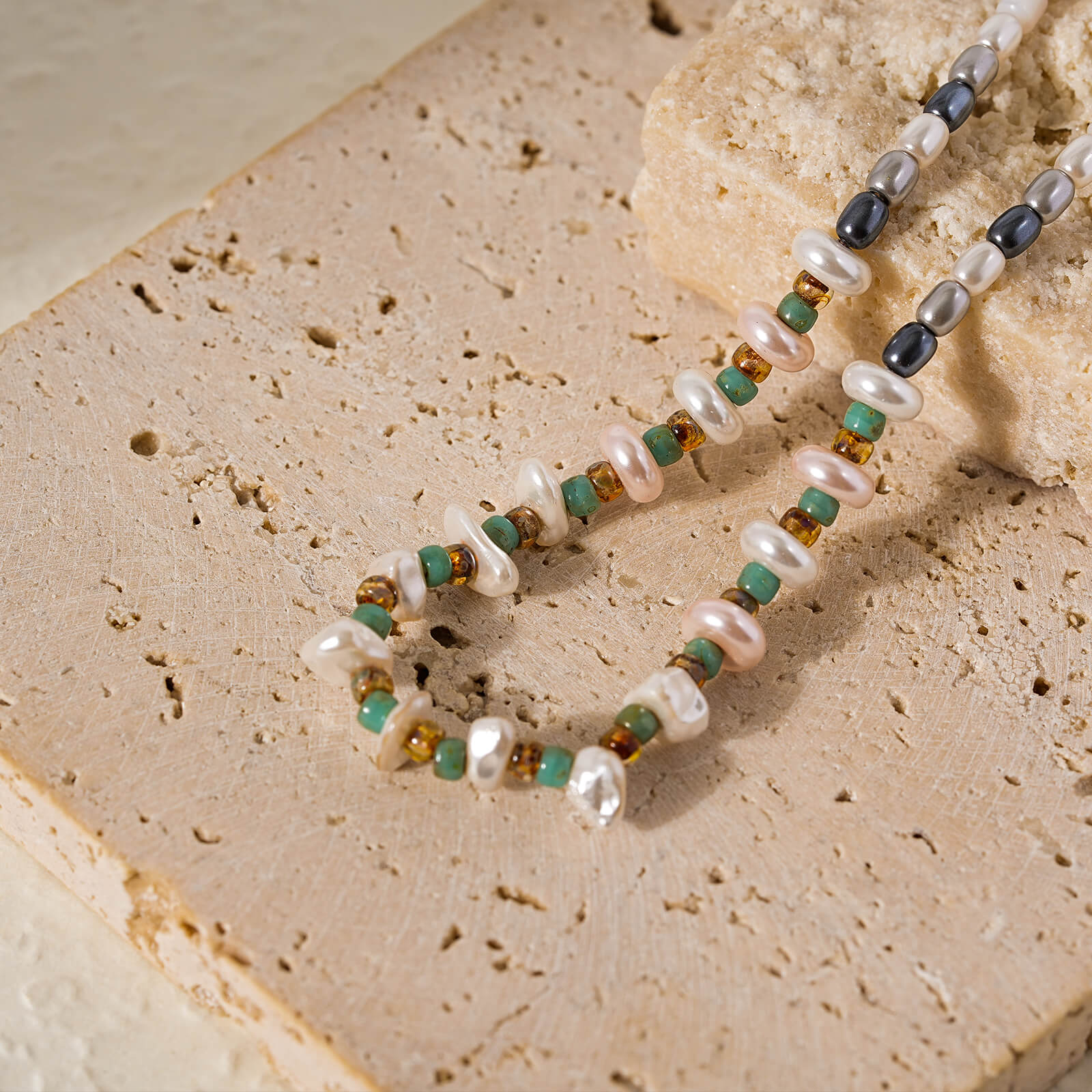 Handmade Irregular Pearl Necklace for Summer and Beach Style - Justop ...